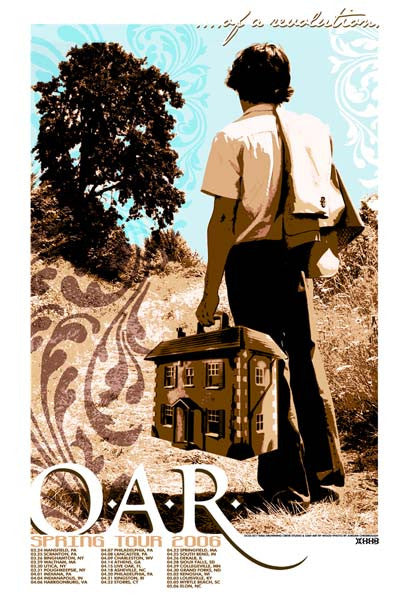 2006 O.A.R. Spring Tour Poster - Zen Dragon Gallery
